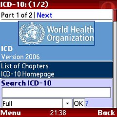ICD-10 Lookup Using Your PDA
